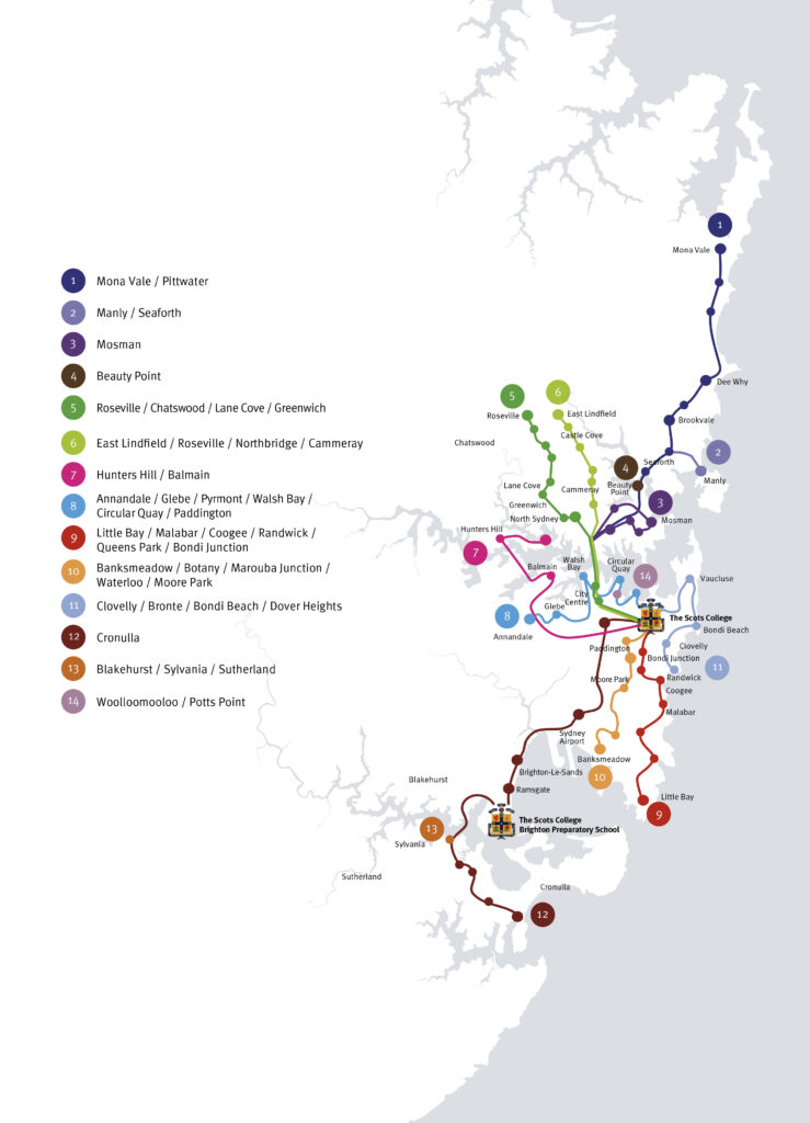 Bus Routes - The Scots College
